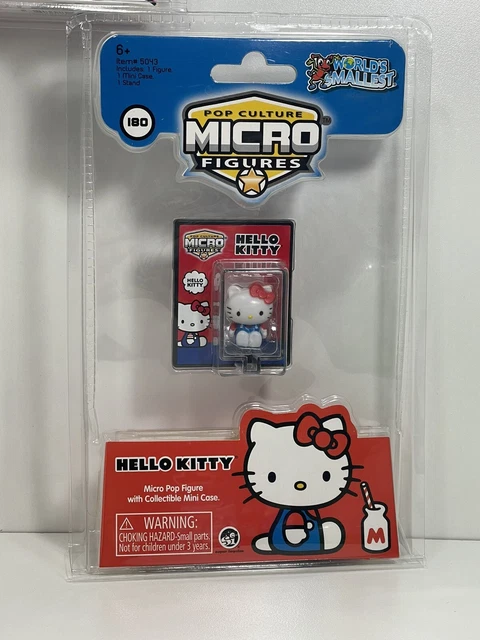 WORLDS SMALLEST HELLO KITTY Pop Culture Micro Figures Set of 3 NIP $22. ...