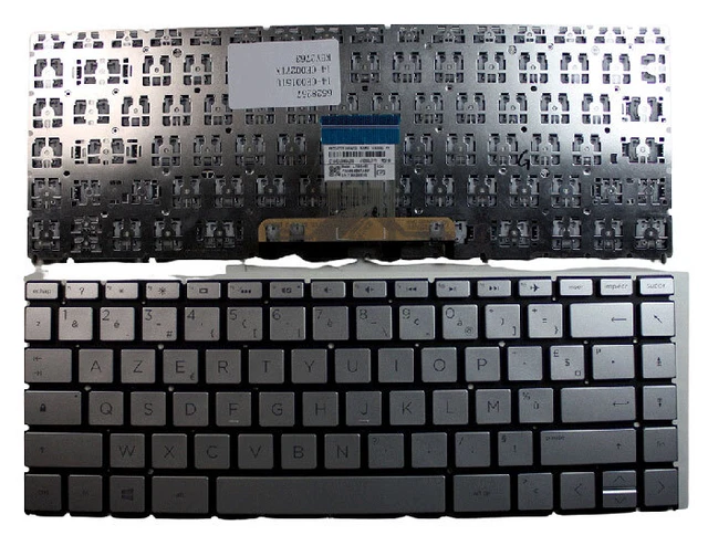LAYOUT FRANÇAISE ARGENT Clavier Pour HP Pavilion 14-ce3014nia EUR 86,39 ...