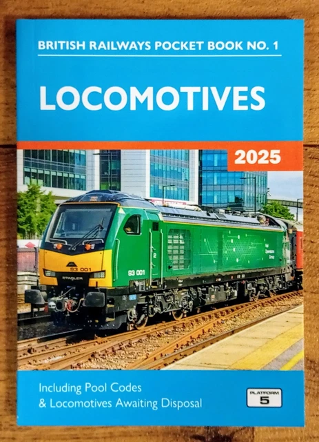 BRITISH RAILWAYS POCKET Book 1: Locomotives 2025, Softback Book ...