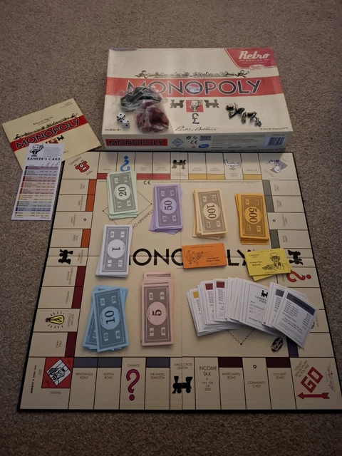 HASBRO MONOPOLY RETRO Series 1935 Edition Board Game Complete Set £13. ...