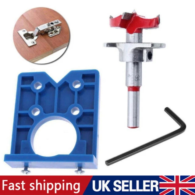 FOR KITCHEN CABINET Doors 35mm Concealed Cabinet Hinge Hole Cutter with ...