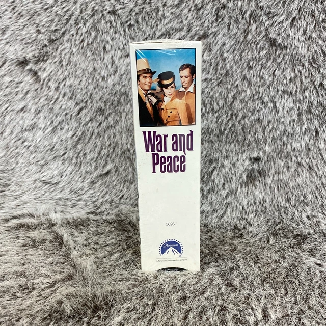WAR AND PEACE VHS Paramount 1956 Audrey Hepburn SEALED Cassette Tape £6 ...