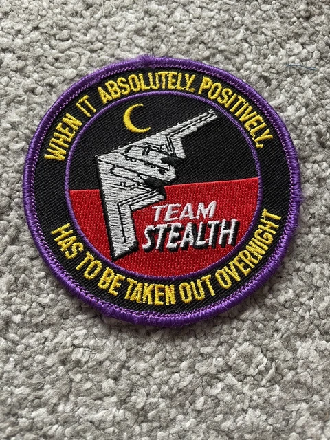 USAF NORTHROP GRUMMAN Team Stealth B-2 Bomber F-117 Airforce Embroidered Patch £7.49 - PicClick UK