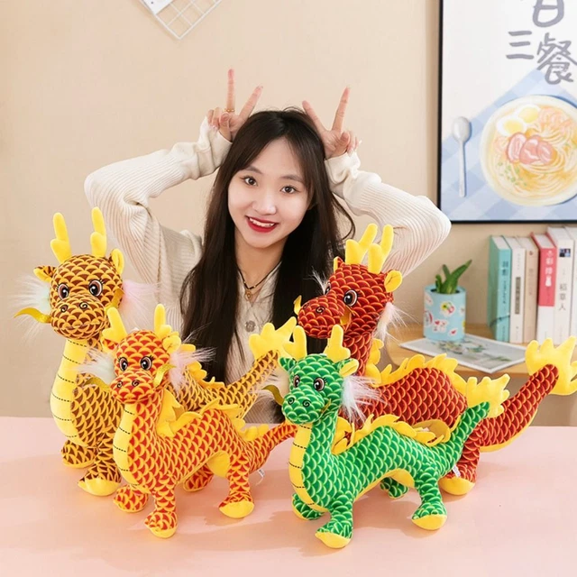 ANIMALS SIMULATION DRAGON Chinese Dragon Plush Toy Chinese Dragon ...