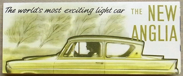 FORD ANGLIA 105E Car Sales Brochure 1959-60 £11.99 - PicClick UK