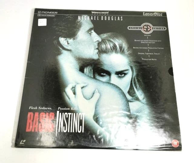 BASIC INSTINCT MICHAEL Douglas Widescreen Laserdisc Special Edition (PAL) #GB 78 £10.00 ...