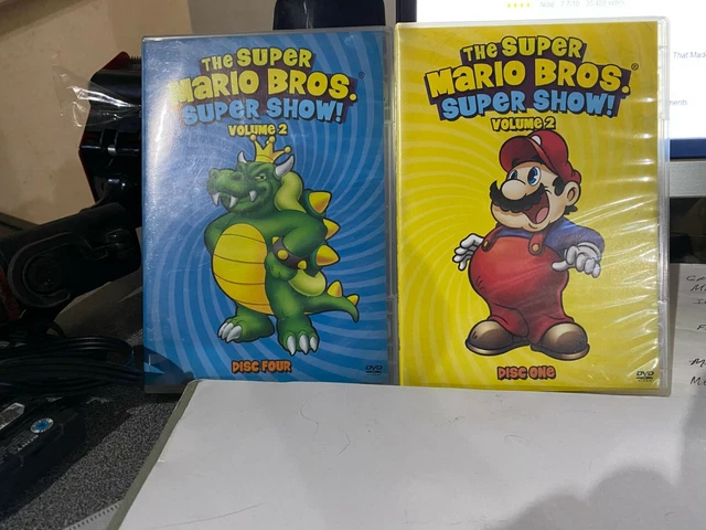 NINTENDO THE SUPER Mario Bros.Super Show! DVD Volume 2 Disc 1 & 4 ...