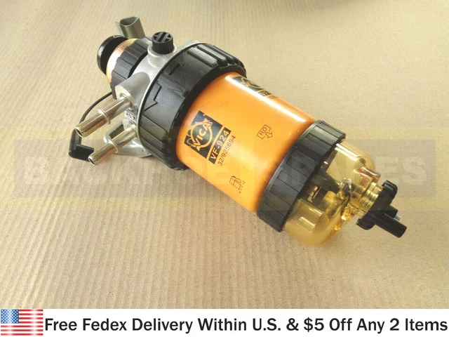 JCB PARTS - Fuel Filter Assembly With Sensor - 30 Micron (Part No. 32/ ...