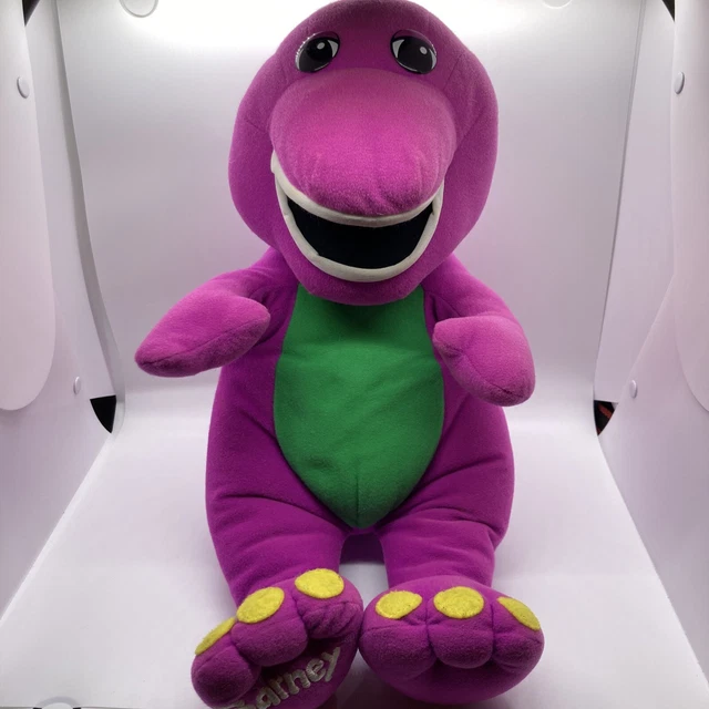 Vintage Playskool Purple Dinosaur Barney Plush Talking Singing | Hot ... Vintage Playskool Purple Dinosaur Barney Plush Talking Singing | Hot ...