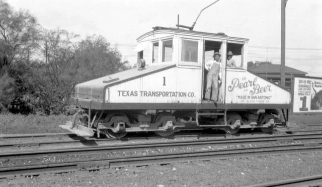 TEXAS TRANSPORTATION CO. locomotive engine No 1, type Electric Old ...