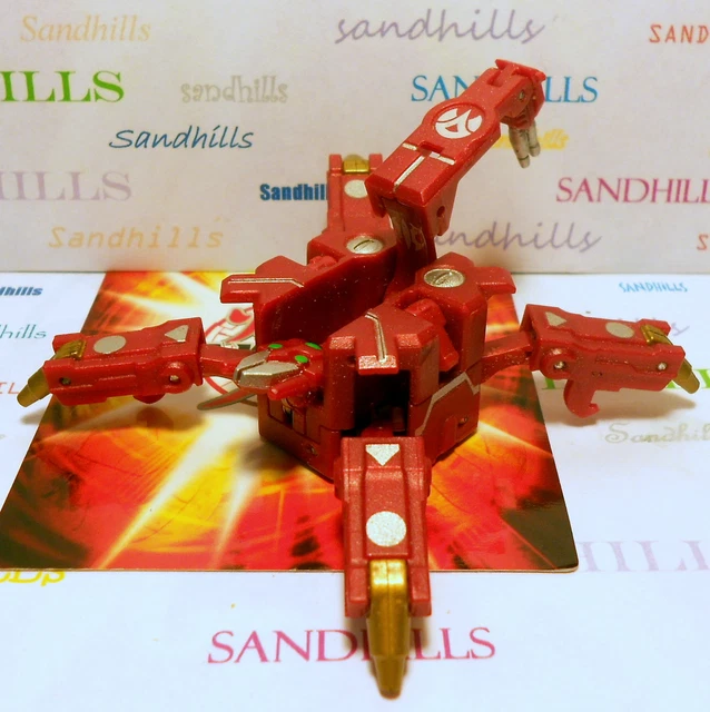 BAKUGAN SPYDERFENCER RED Pyrus Maxus Dragonoid Trap & cards EUR 14,53 ...