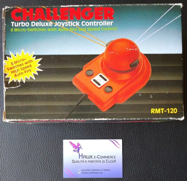 CHALLENGER RMT-120 TURBO Deluxe Joystick Controller Commodore/Atari ...