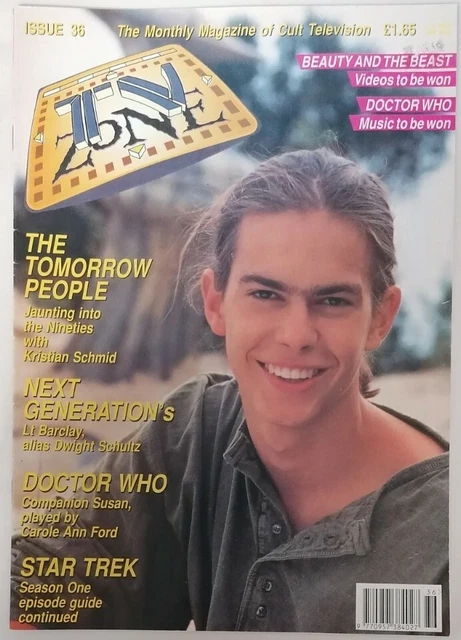 MAGAZINE - TV Zone Magazine Issue #36 The Tomorrow People Cover £3.00 ...