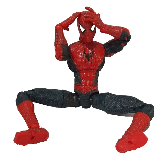 SPIDER-MAN 2 POSEABLE Articulated Figure 2003 Tobey Maguire marvel ...
