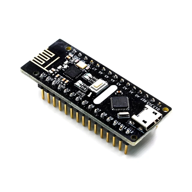 SCHEDA NANO CHIP V3.0 ATmega328P Nrf24L01+ 2.4G wireless CH340 per ...