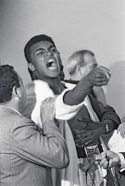 WORLD HEAVYWEIGHT TITLE Muhammad Ali V Sonny Liston 1964 Old Boxing ...