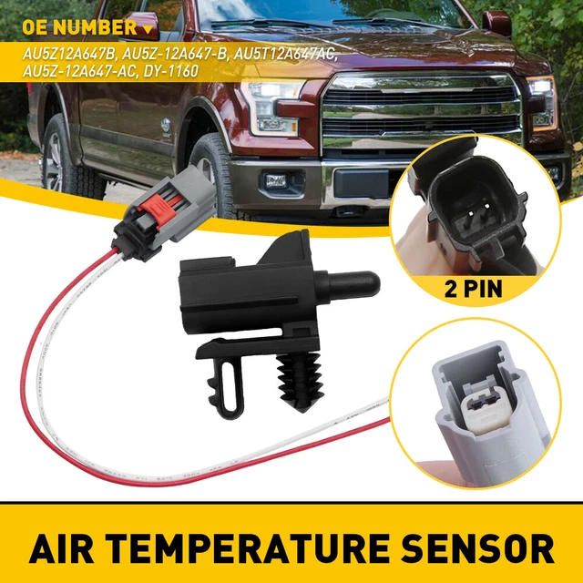 AMBIENT TEMP AIR Temperature Sensor&Connector For 2011-17 F150 Ford ...