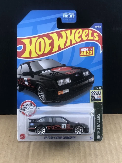 HOT WHEELS RETRO Racers 87 Ford Sierra Cosworth 33/250 LIVRAISON ...