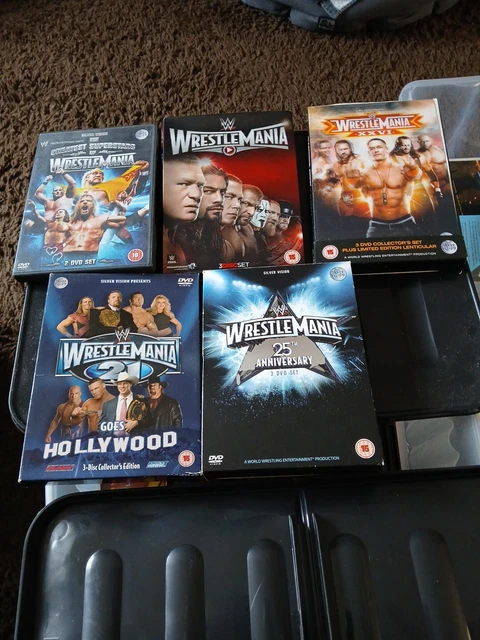 WWE WRESTLEMANIA DVD Box Set Bundle EUR 1,18 - PicClick IT