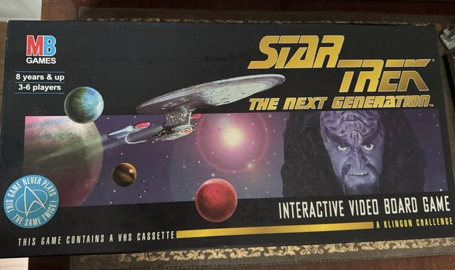STAR TREK THE Next Generation Interactive VHS Video Board Game £8.00 ...