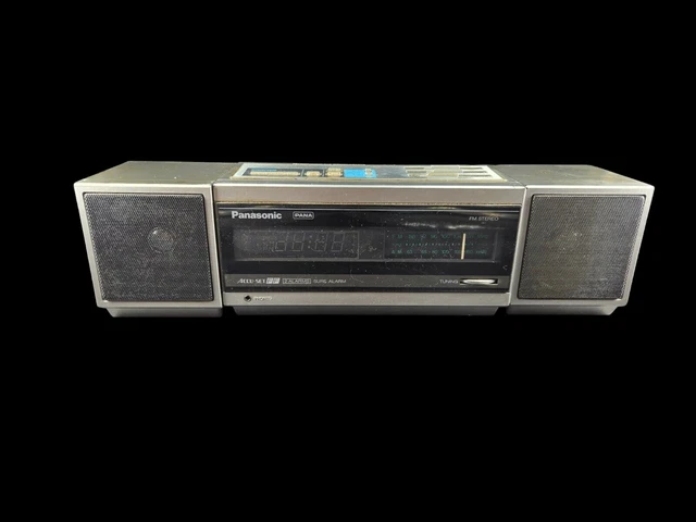PANASONIC 3-PIECE FM-AM-FM Stereo Clock Radio, Model No RC-X310 $39.95 ...
