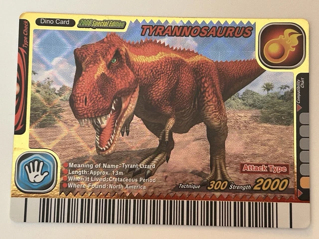 DINOSAUR KING ARCADE Card TYRANNOSAURUS REX English 2008 Special ...