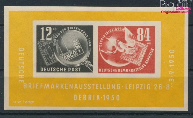 DDR BLOCK7 (KOMPL.AUSG.) postfrisch 1950 DEBRIA in Leipzig (10220957 £91.52 - PicClick UK