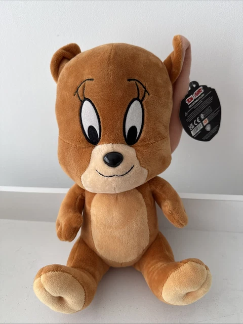 WARNER BROS TOM & Jerry Collectable Plush Soft Toy Jerry Mouse 25cm NEW ...
