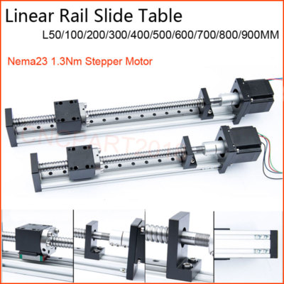 ELECTRIC LINEAR RAIL Stage Sliding Table Ballscrew Module Actuator CNC ...