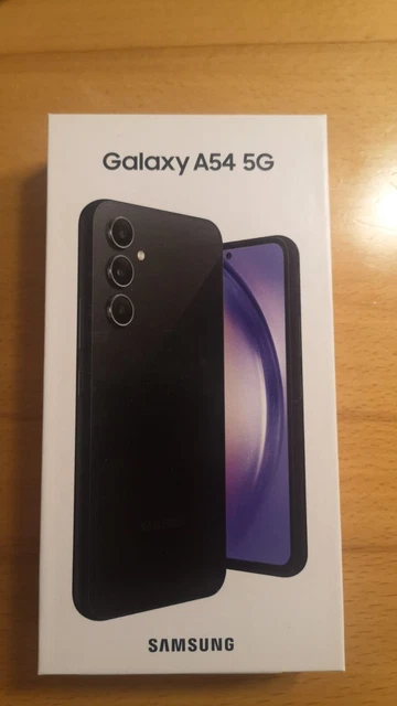 SAMSUNG GALAXY A54 5G 128GB Awesome Graphite - OVP (neu und versiegelt ...