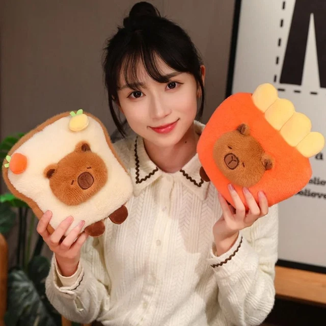 COSPLAY FOOD CAPYBARA Plush Doll Capybara Toast Stuffed Doll Birthday ...