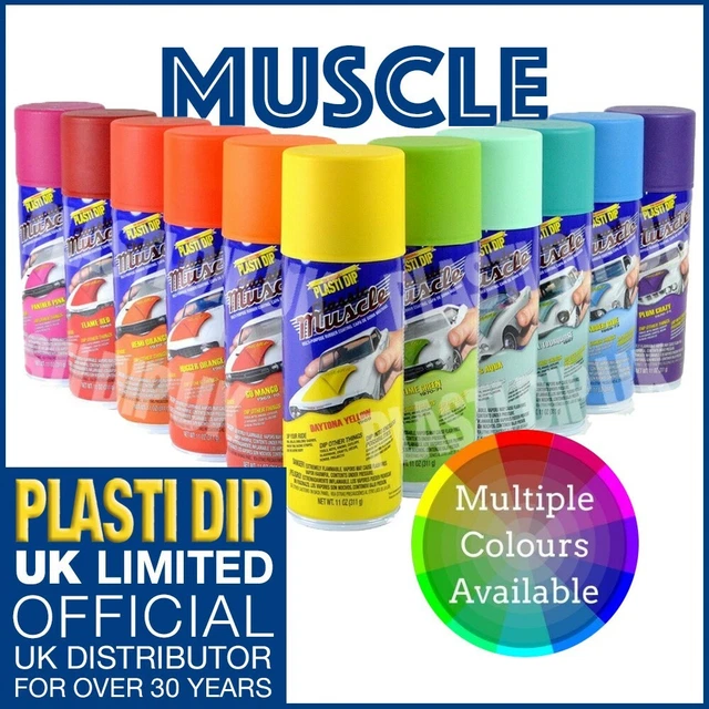 PLASTI DIP - Muscle Colours - Spray Aerosol - PlastiDip Car Rubber ...