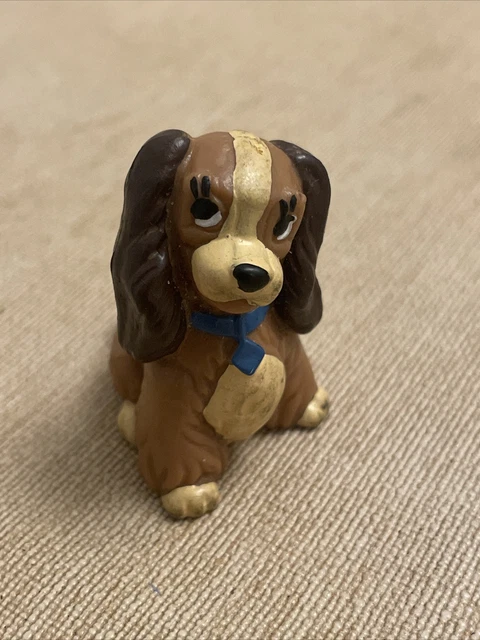 DISNEY LADY AND the Tramp Vintage Figure Bully Bullyland 1982 Toy Made ...