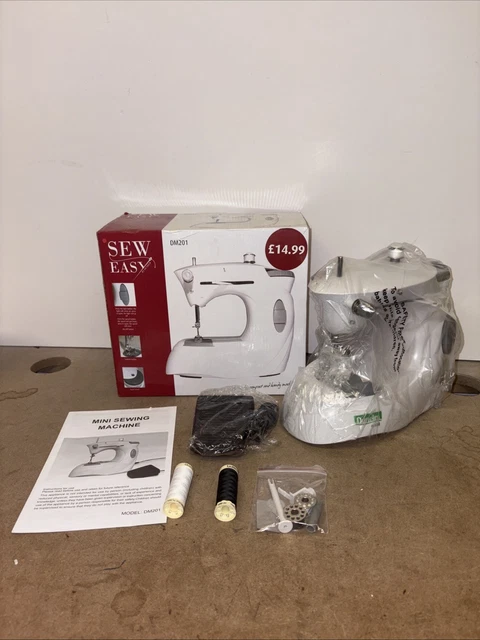 DUNELM MILL SEW Easy Mini Sewing Machine Simple Compact Handy With ...