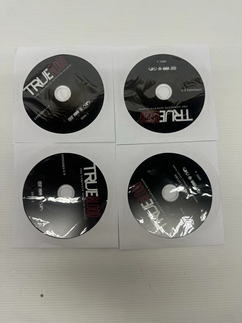 TRUE BLOOD COMPLETE Seasons 1-7 Dvd Set PAL Region 4 Discs Only No ...