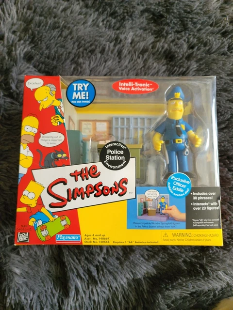 THE SIMPSONS INTERACTIVE Police Station Environment and Officer Eddie ...
