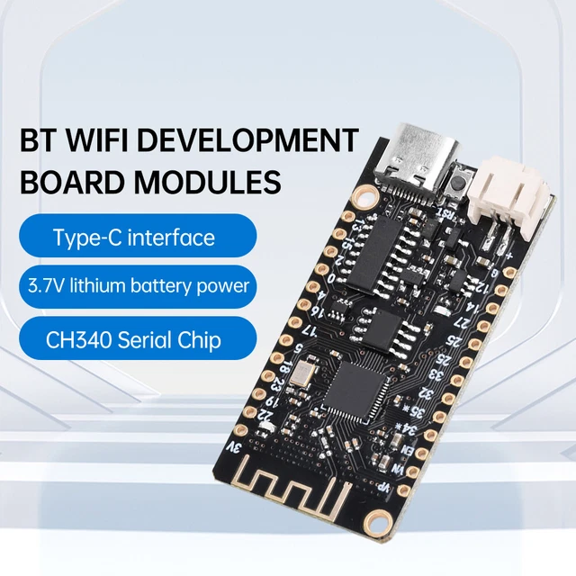 MICRO USB/TYPE-C MICROPYTHON ESP32 Bluetooth WIFI Development Board V1 ...