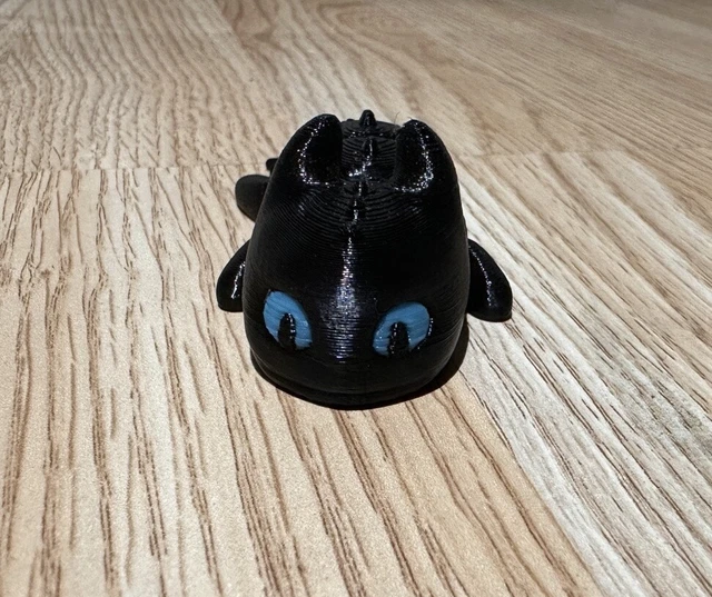 HOW TO TRAIN Your Dragon Articulated Toothless Toy Figurine 3D Printed ...