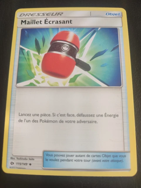 CARTE POKÉMON MAILLET Écrasant 115/149 Soleil Et Lune EUR 1,00 ...