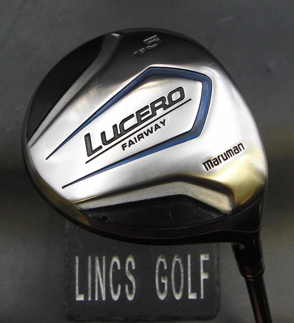 MARUMAN LUCERO FAIRWAY 18° 5 Legno Regolare Albero Grafite Impugnatura Golf Pride EUR 43,11 ...