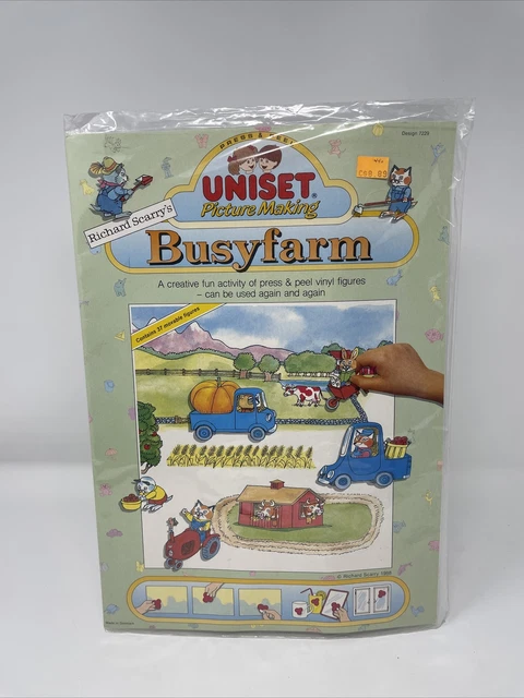 UNISET PICTURE MAKING Farm Press Peel Vinyl Figures Vintage Richard ...