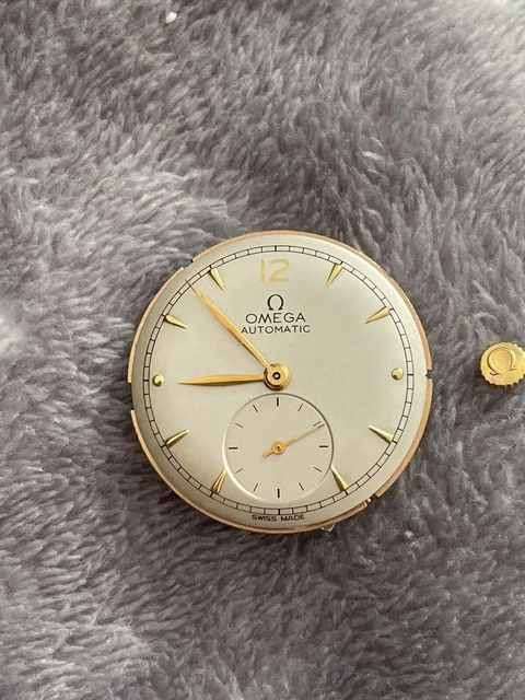 VINTAGE OMEGA AUTOMATIC Watch Movement 3Cm With Crown Very Clean ...