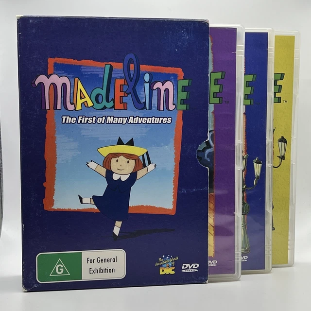 MADELINE: THE FIRST Of Many Adventures 3-DISC DVD Box Set 1990 Cartoon ... MADELINE: THE FIRST Of Many Adventures 3-DISC DVD Box Set 1990 Cartoon ...