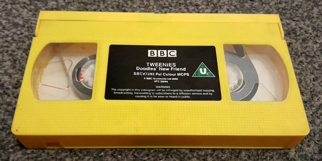 TWEENIES DOODLES' NEW Friend Bbc Video Milo Fizz Pal Vhs Video Kids ...