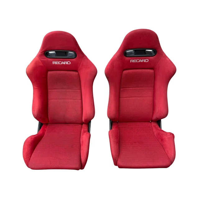 GENUINE RECARO SR4 Front Seats Red Honda Integra DC5 Type R 02-06 ...