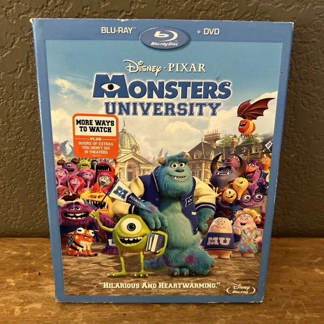 MONSTERS UNIVERSITY BLU-RAY DVD 2013 Disney Pixar Rated G Movie $7.08 ...