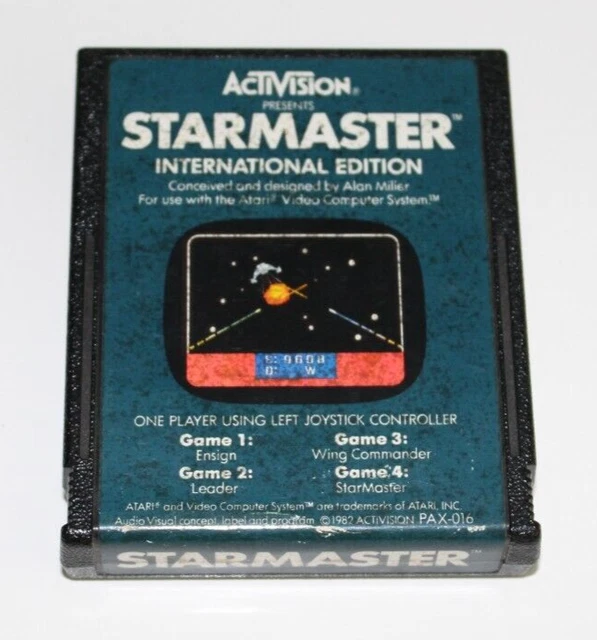 ATARI 2600 SPIEL -- STARMASTER (Activision) -- VCS Modul Spiel Game ...
