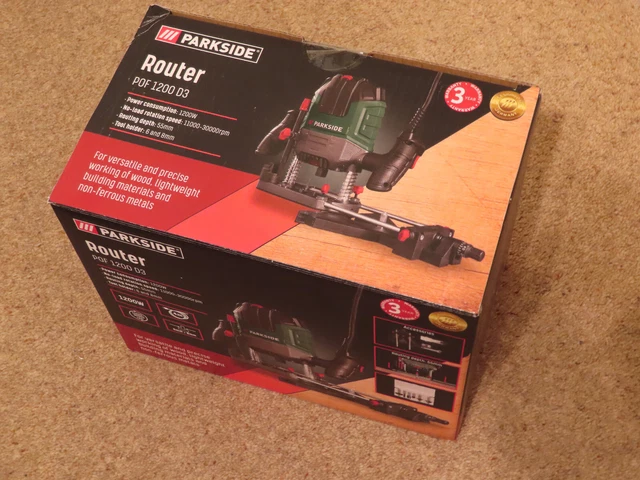 PARKSIDE 1200W ROUTER **LATEST EDITION** Powerful & Precise. German ...