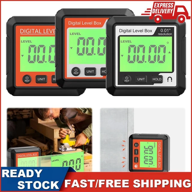 DIGITAL ANGLE PROTRACTOR Inclinometer Universal Magnetic Level Meter ...