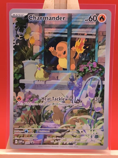 CHARMANDER SVP044 SCARLET & Violet Illustration Rare Promo Pokemon Card ...